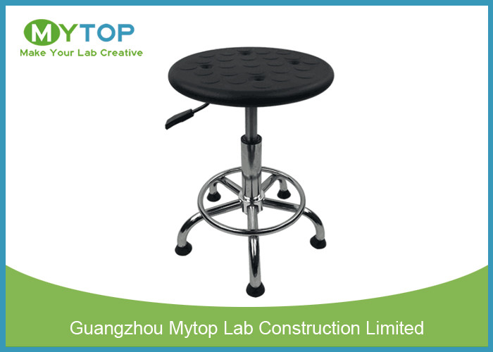 Rotating Laboratory PVC Surface ESD Lab Stool For Electronic Product ...
